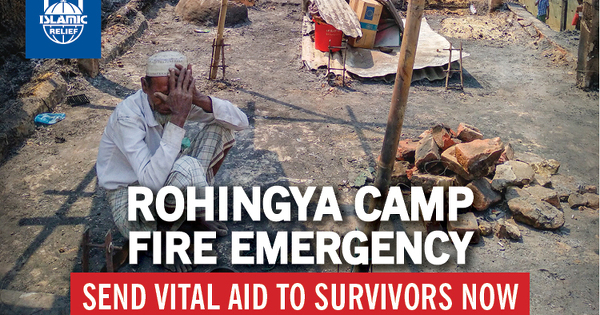IRaise For Rohingya Camp Fire Emergency
